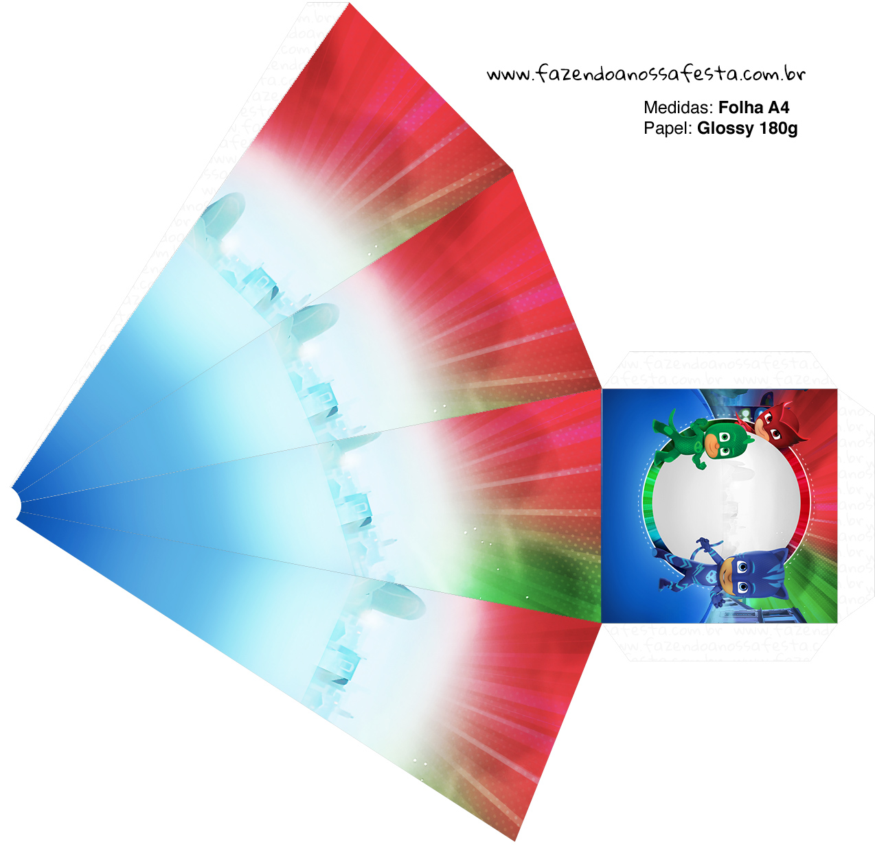 PJ Masks: Free Printable Boxes. - Oh My Fiesta! in english