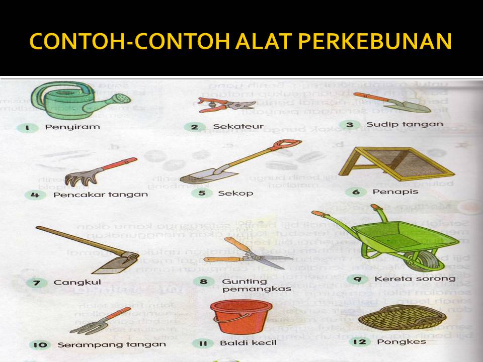 LAMAN INDAH: ALATAN PERKEBUNAN