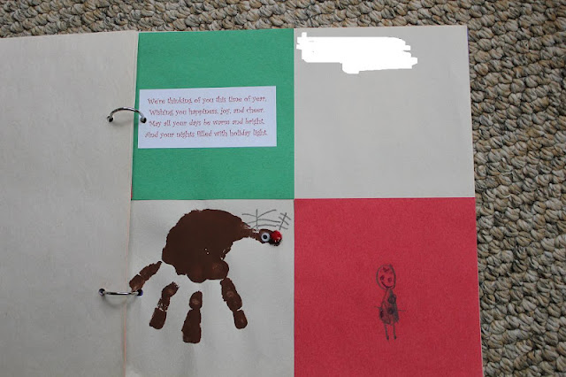 THE MUDDY PRINCESS: Kindergarten Handprint Scrapbook
