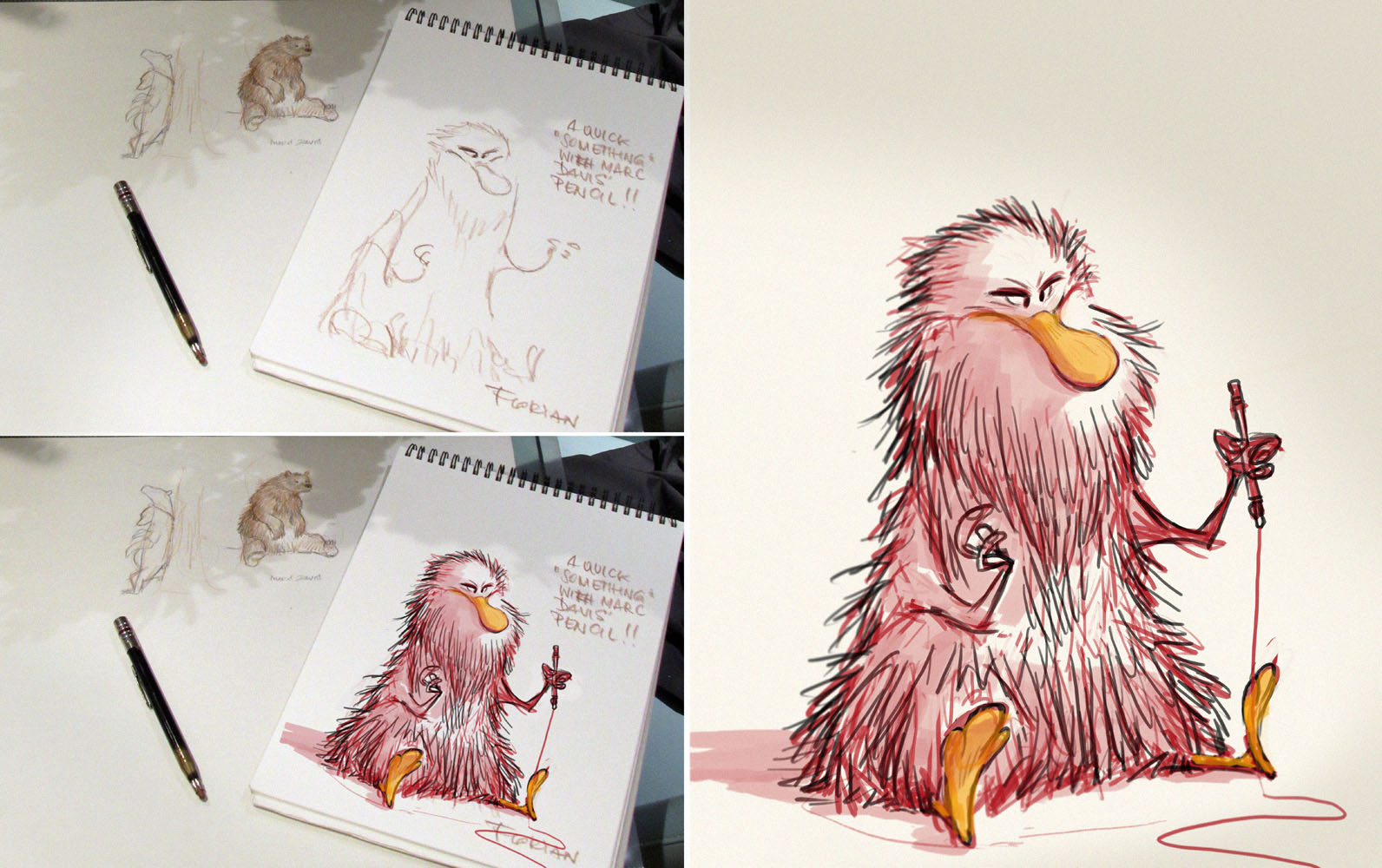 The Paperwalker Journal - Florian Satzinger: Marc Davis' pencil