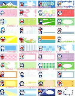 Name Sticker Mall 22x9mm: September 2011