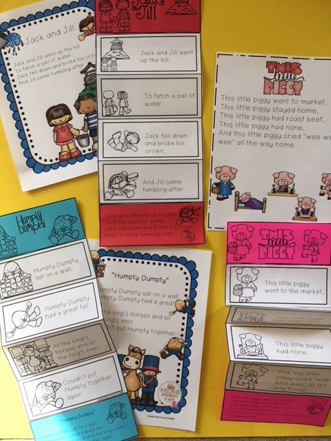 Nursery Rhymes Sequencing Crafts 1 (This Little Piggy-Jack and Jill ...