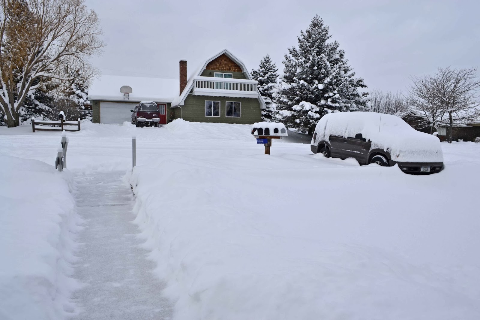 Putah Creek Photo: Winter in Livingston Montana. Long Long Winter!