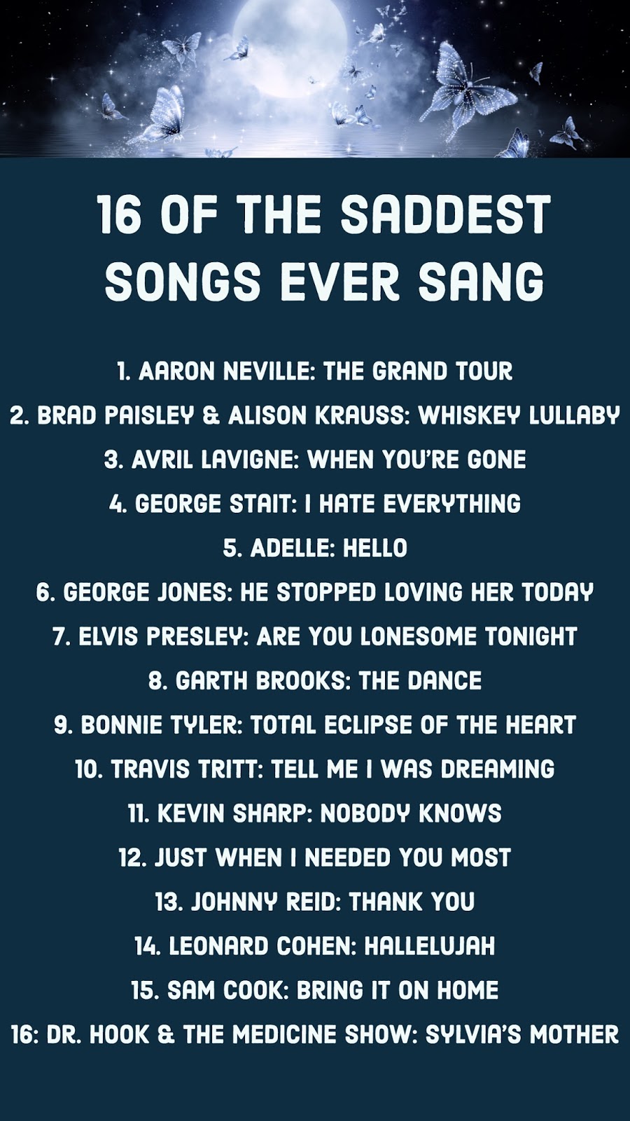 Why We Cry To Sad Love Songs