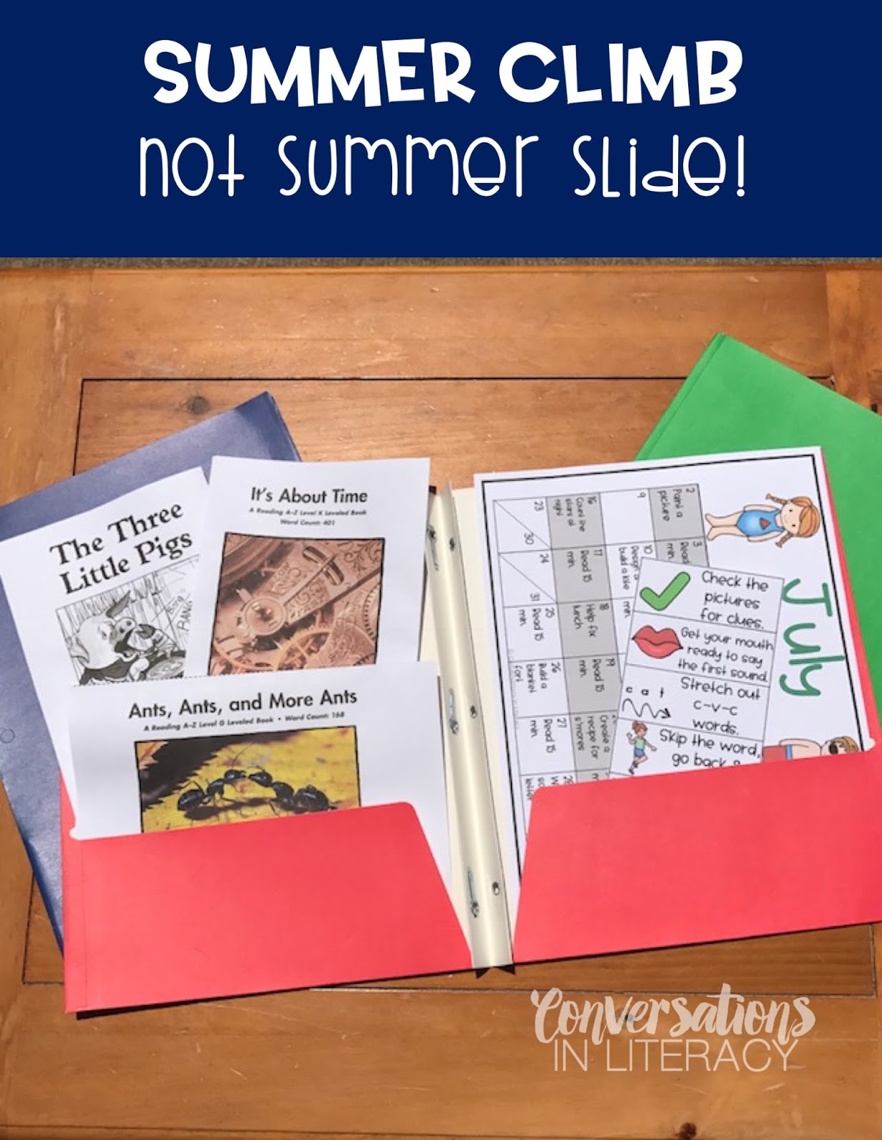 Summer Climb, Not Summer Slide - Conversations in Literacy