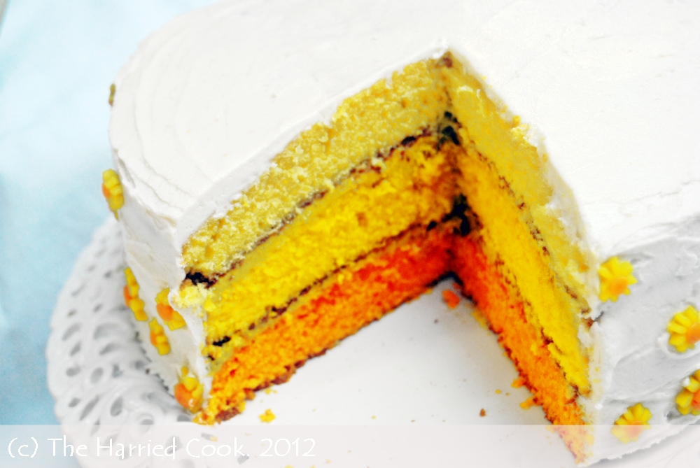 The Harried Cook: Sun Cake: Celebrating 100 posts & Summer!