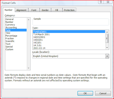 Excel with Microsoft Excel: Custom Date Format