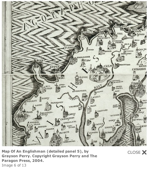 YING ZHANG: Grayson Perry: Map of An Englishman