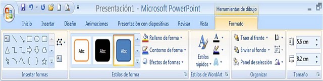 Menús de power point