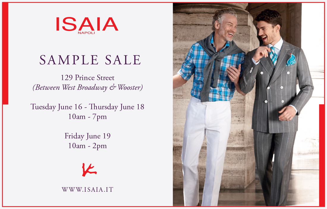 fashionably petite: Isaia Napoli Sample Sale - 6/16 - 6/18/15