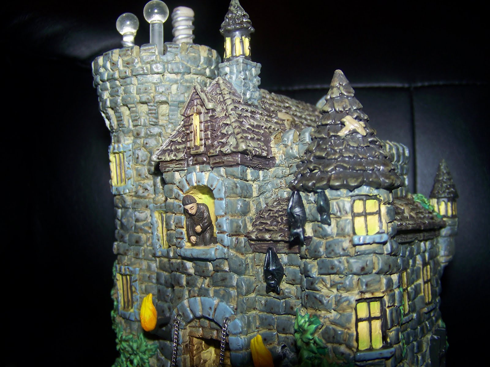 Under the Crooked Hat: Halloween Village Started - Frankenstein Castle ...