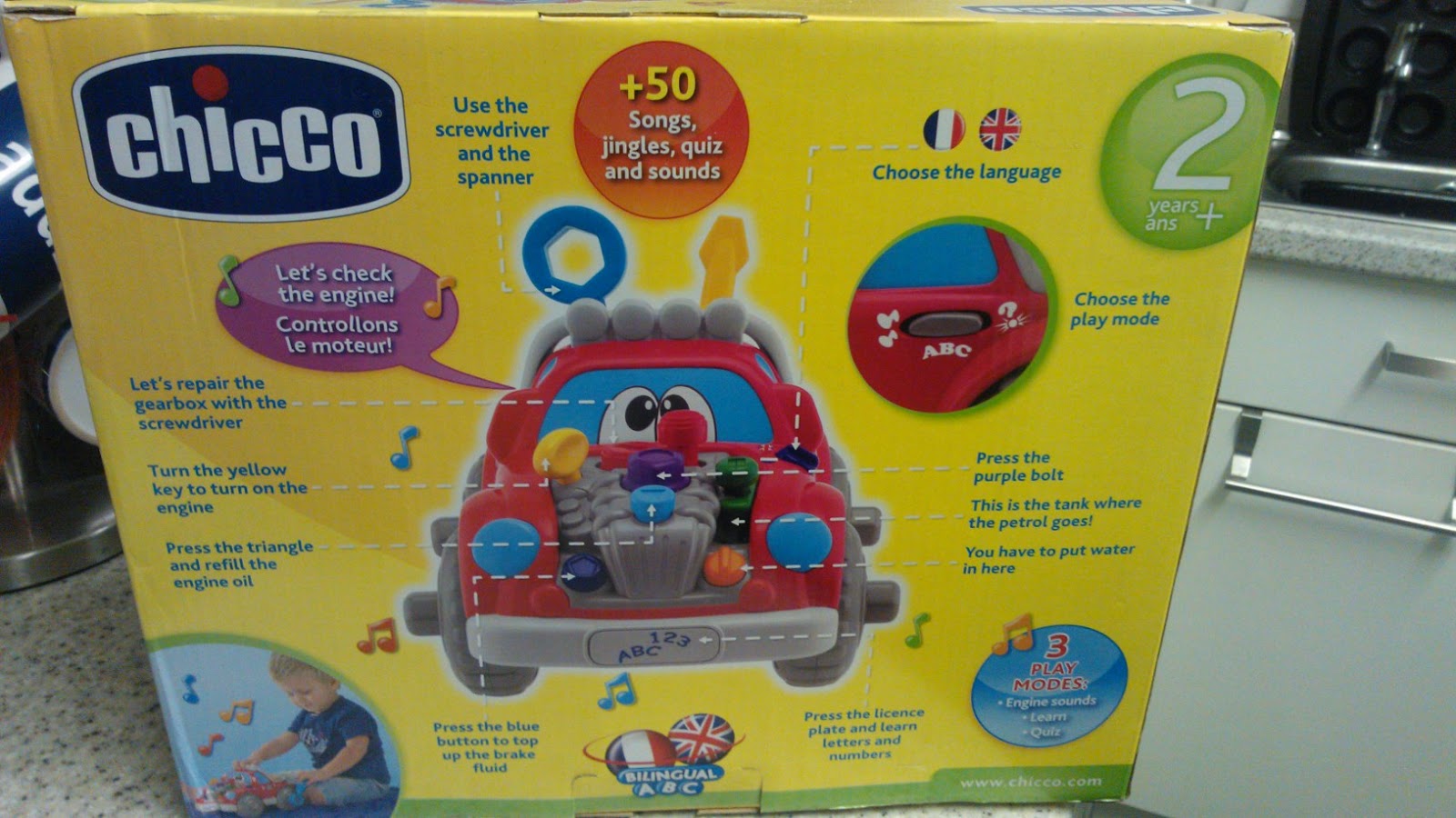 Sarah's World: BabyDino Chicco Talking Mechanic Review