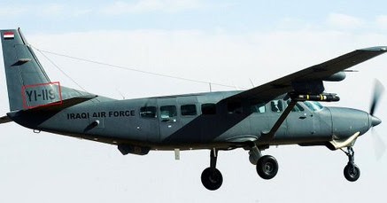 Asian Defence News: Iraq AF Cessna AC-208B Combat Caravan 'YI-119 ...