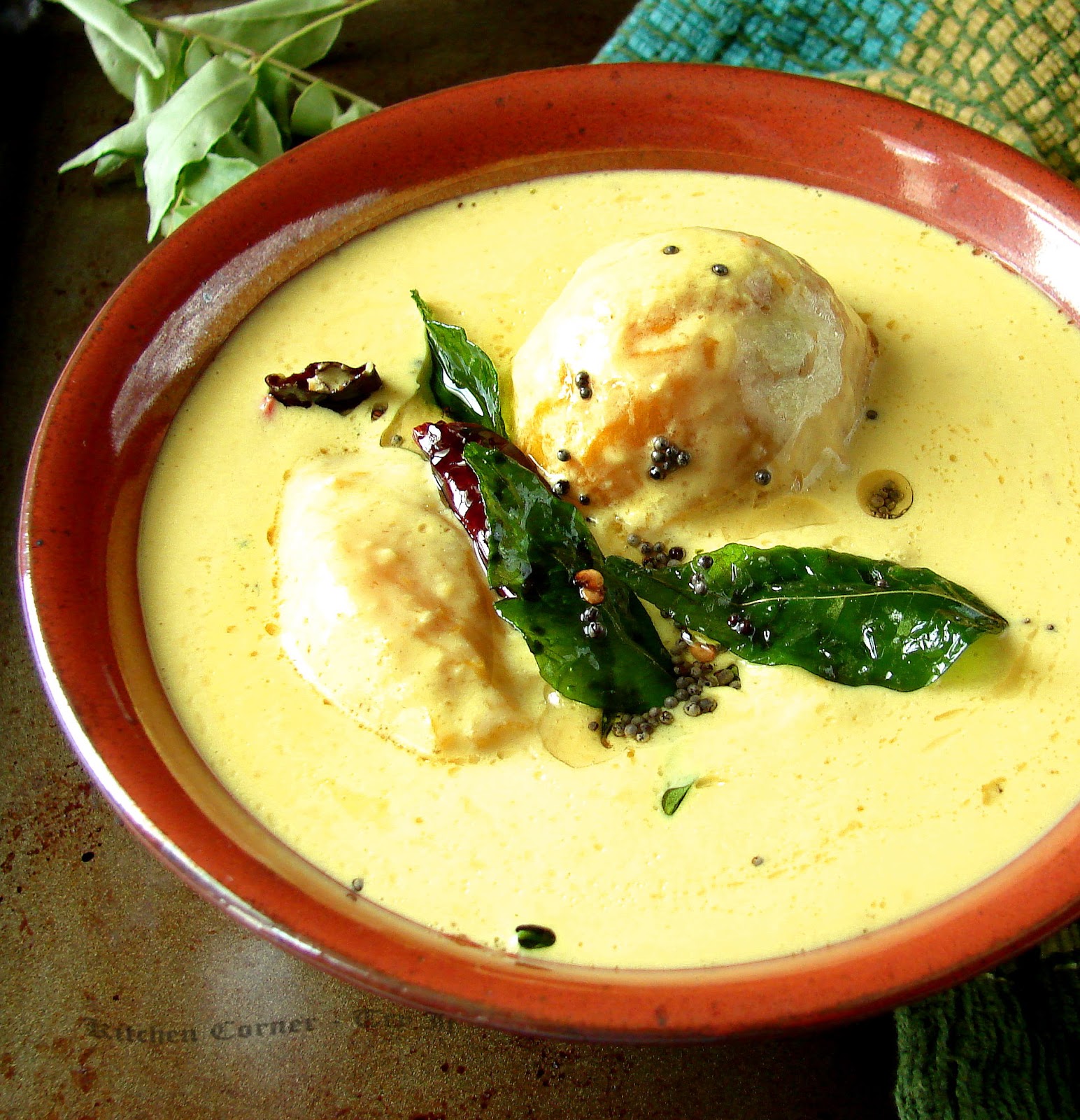 Mambazham Pulissery/Mango and Spiced Yogurt Curry