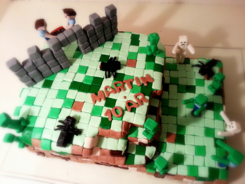 Katrine ~ think pink: Minecraft Cake