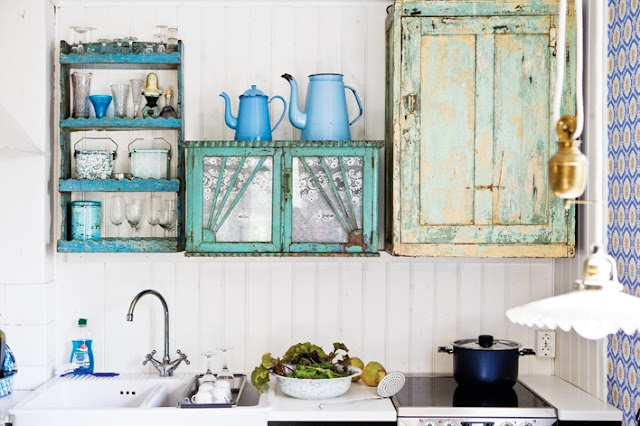 my scandinavian home: Turquoise and greens in a beautiful Swedish ...