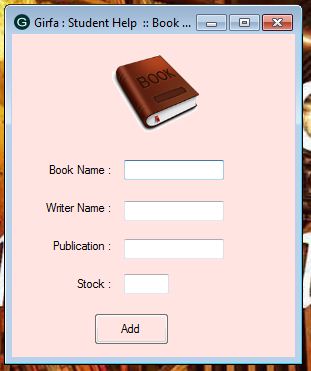 Girfa : Student Help: Library Management Project