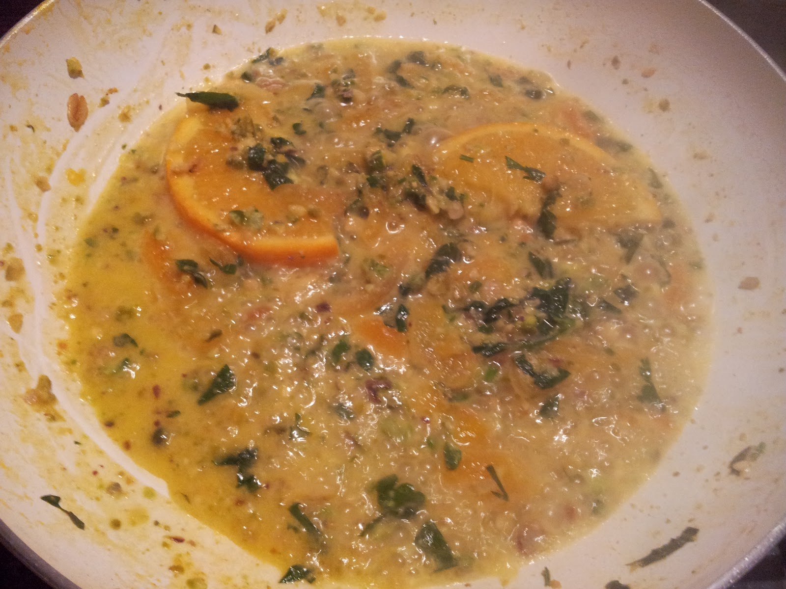 Eat simply, creative and tasty: Filet ribe list sa pistacima u mirisu ...