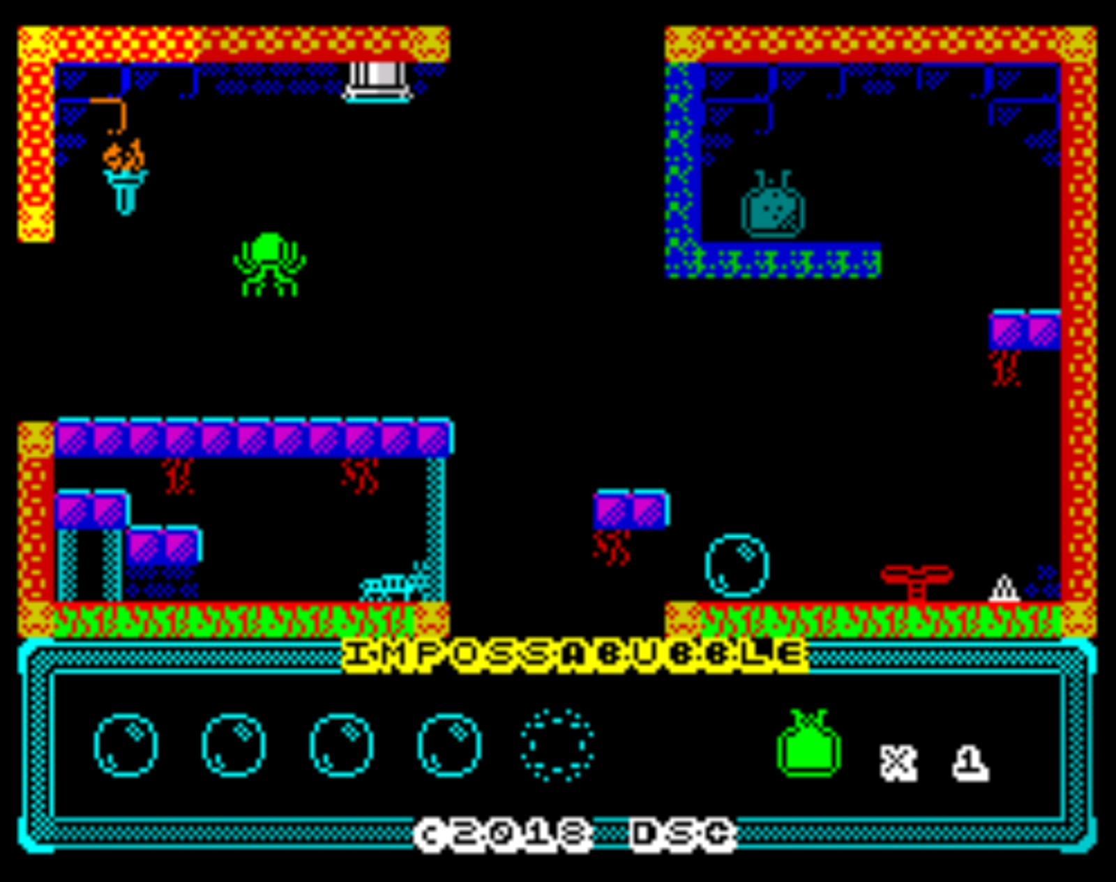 Indie Retro News: Impossabubble - A brand new ZX Spectrum game by Dave ...