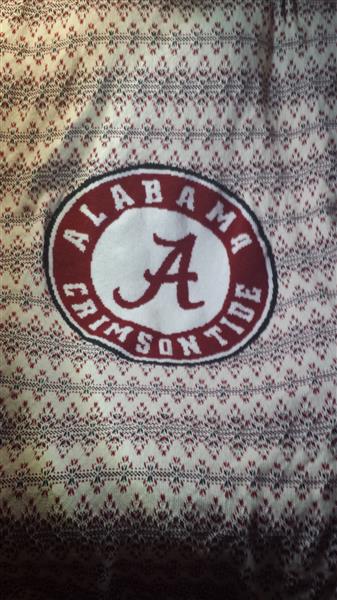 EASY PATTERNS: University of Alabama Crimson Tide cross-stitch pattern