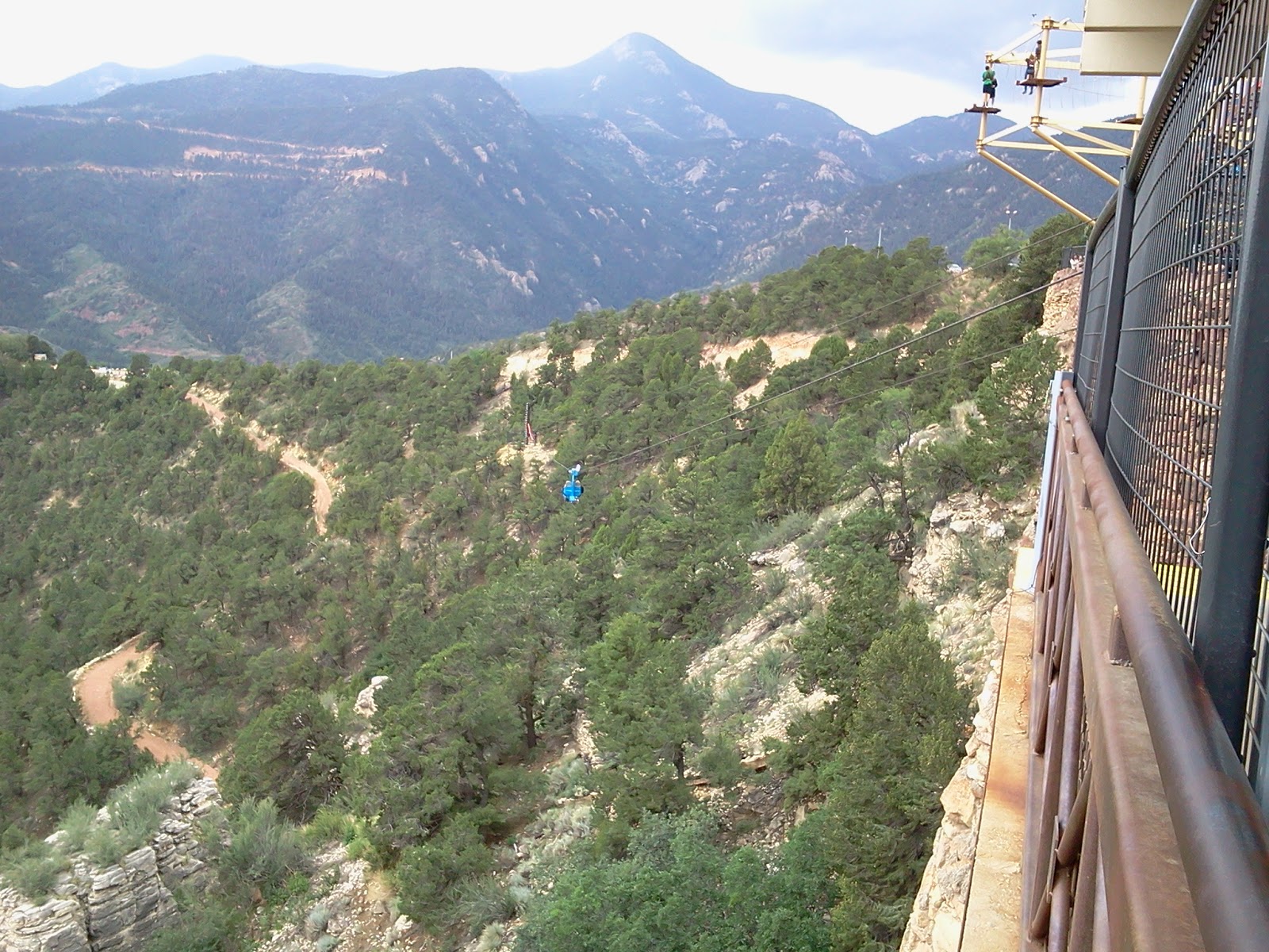 Ziplining Across the USA: Saturday August 3 Bat-a-Pult at Cave of the Winds