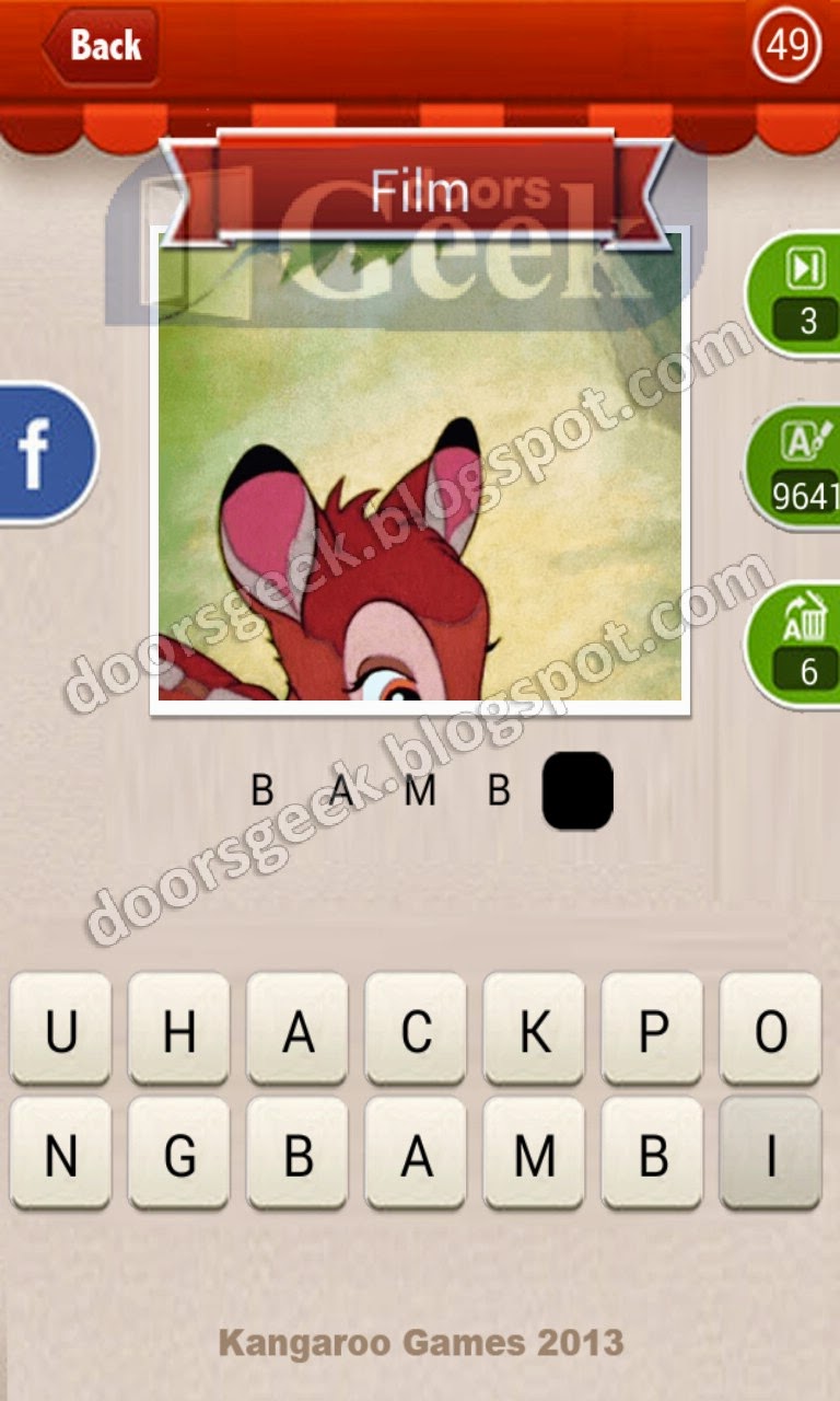 Guess the Film - Level 49 ~ Doors Geek