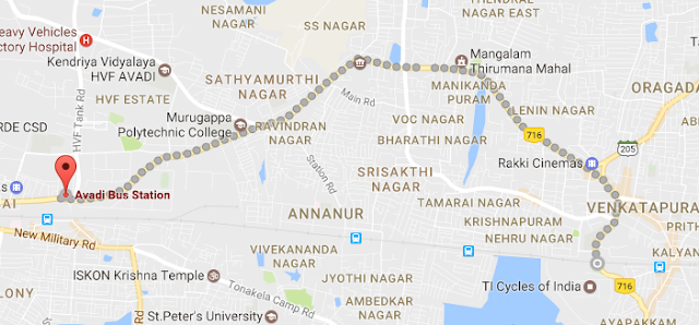 Share Auto Routes - Chennai - Avadi Bus Stand to Ambattur, Chennai ...