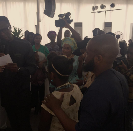 Singer, Lami Philips-Gbadamosi dedicates her daughter in Church (photos)
