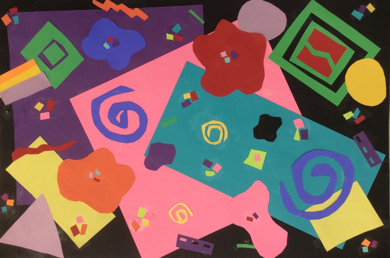 Art with Mrs. Elliott : Matisse-inspired Paper Collages