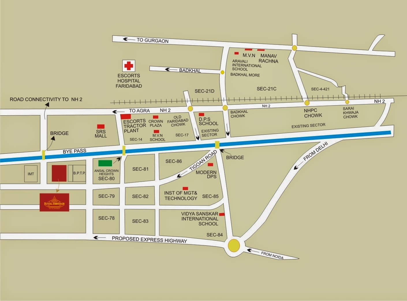 Property in Faridabad : Residential, Commercial, Industrial, Farmhouses ...