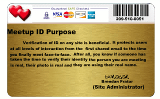 Safety Meetup Badge: Get your Free Meetup ID/Dating ID/Hookup ID here!