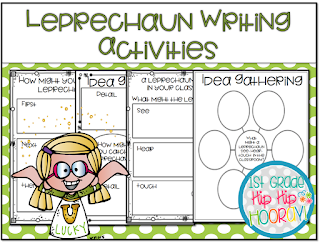 1st Grade Hip Hip Hooray!: Leprechaun Writing Activities...FREE!!