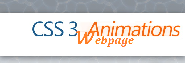 Create Css3 Animation Webpage Using Animation And Transform Effects Online Website Design