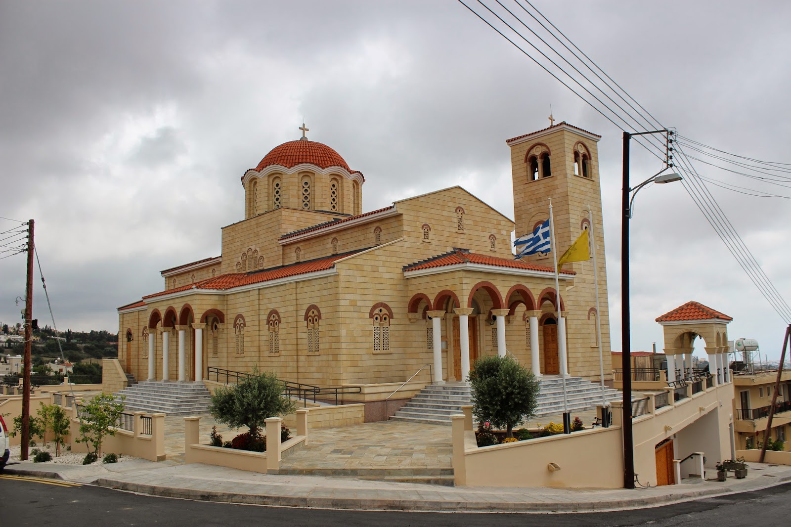 Between: Paphos churches and St Paul's Pillar