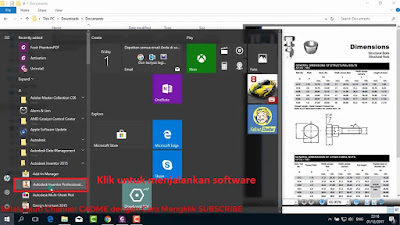 Tips Gampang Menggambar Baut Pada Inventor Professional Memakai Cool ...