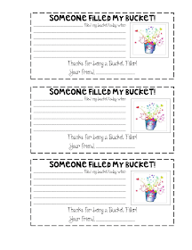 Bucket Filler Slips