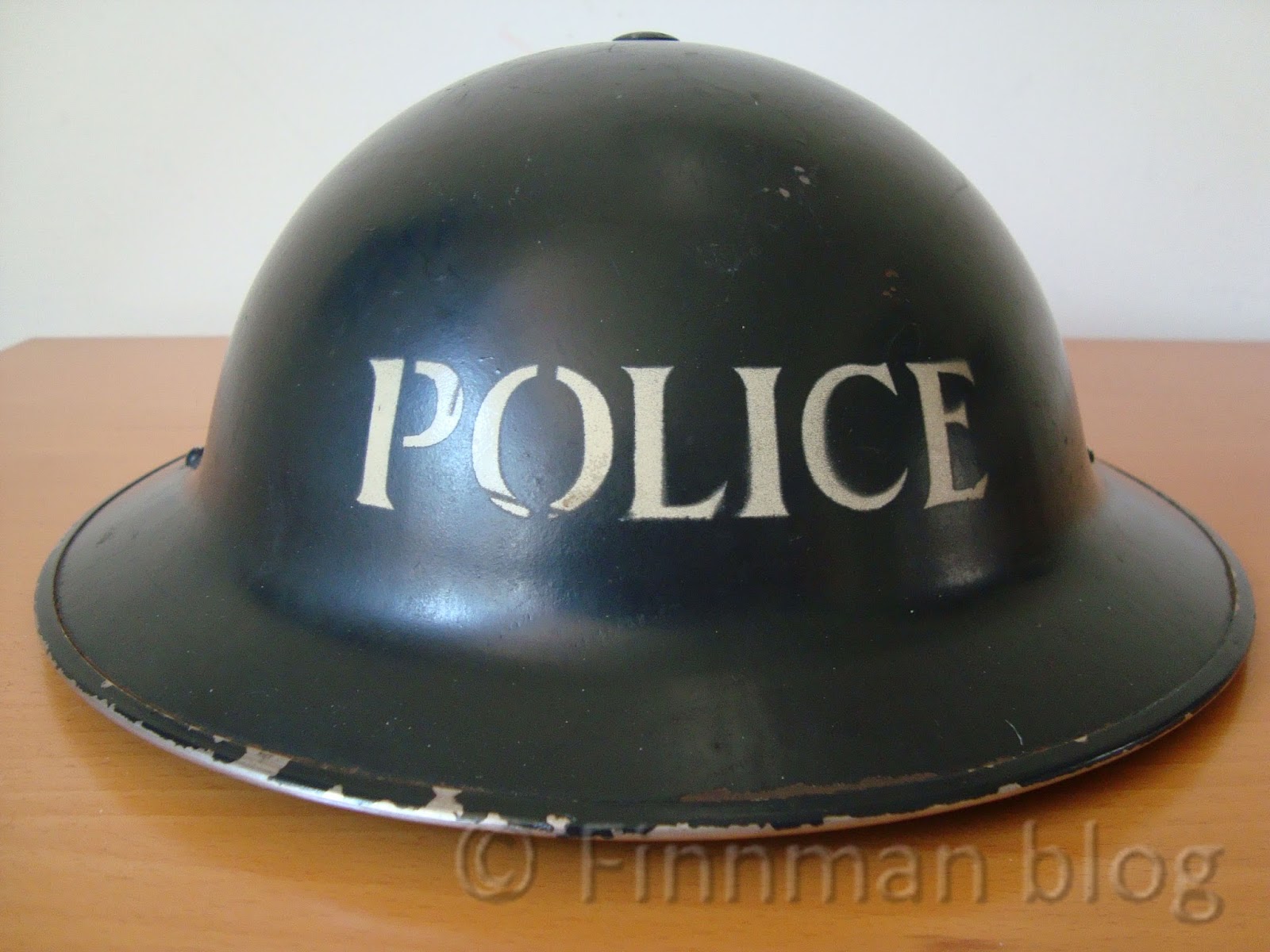 Avon & Somerset Constabulary: British Police WW2 Steel Helmet