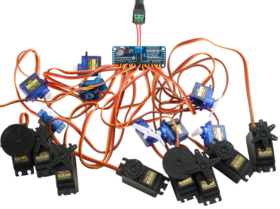 Tuto pour utiliser un controleur PWM/Servo avec PyBoard - MCHobby - Le Blog