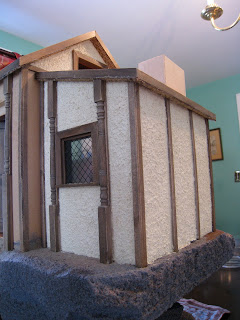 Glorious Twelfth: How To Plaster A Half Timbered Tudor Dollhouse