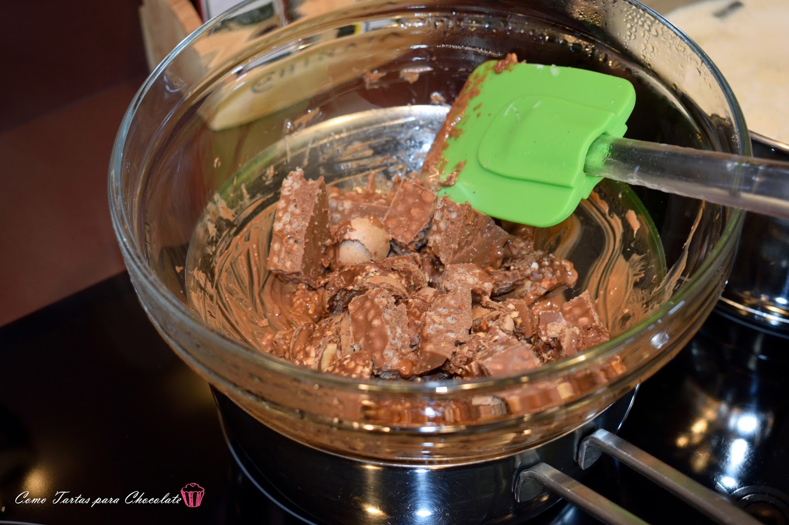 Natillas de Turrón Suchard y Ferrero Rocher - Como Tartas para Chocolate