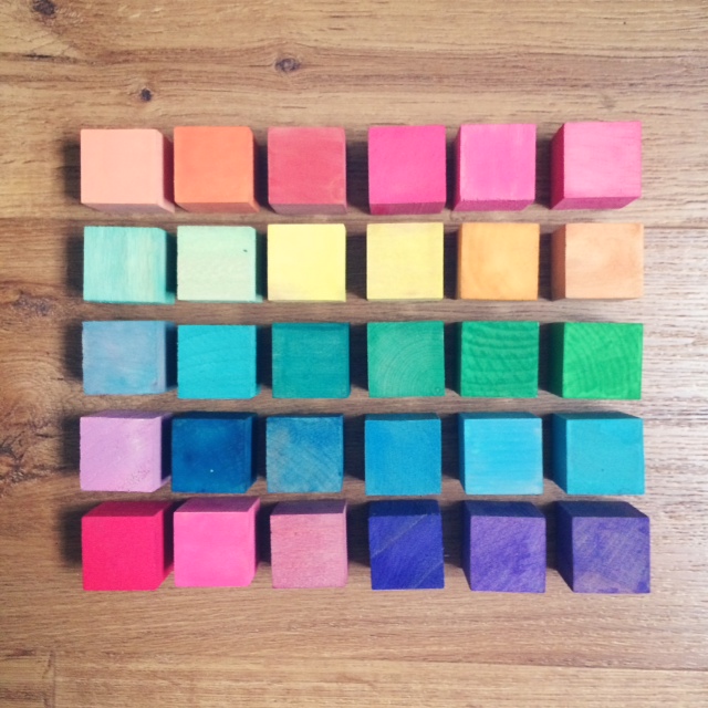 Mum in the making: Make: Rainbow blocks for less than $10