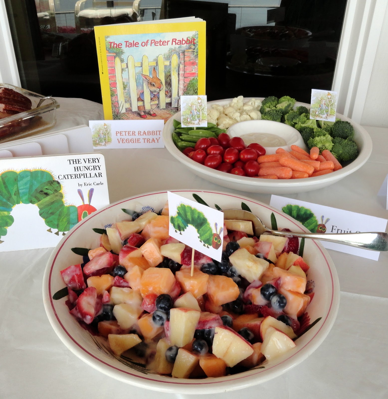 Story Book lunch baby shower