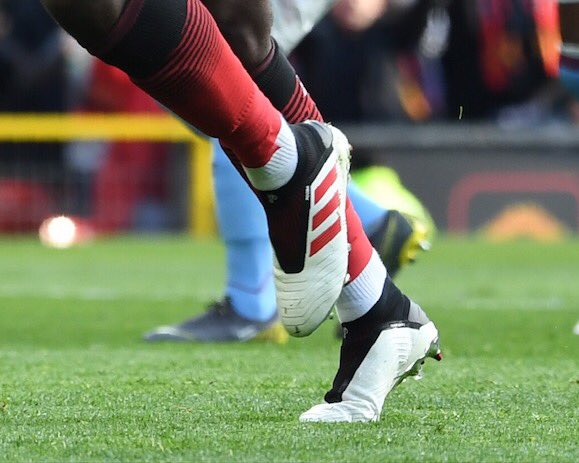 White / Red / Black Adidas Predator 19+ Paul Pogba Season 5 Boots ...