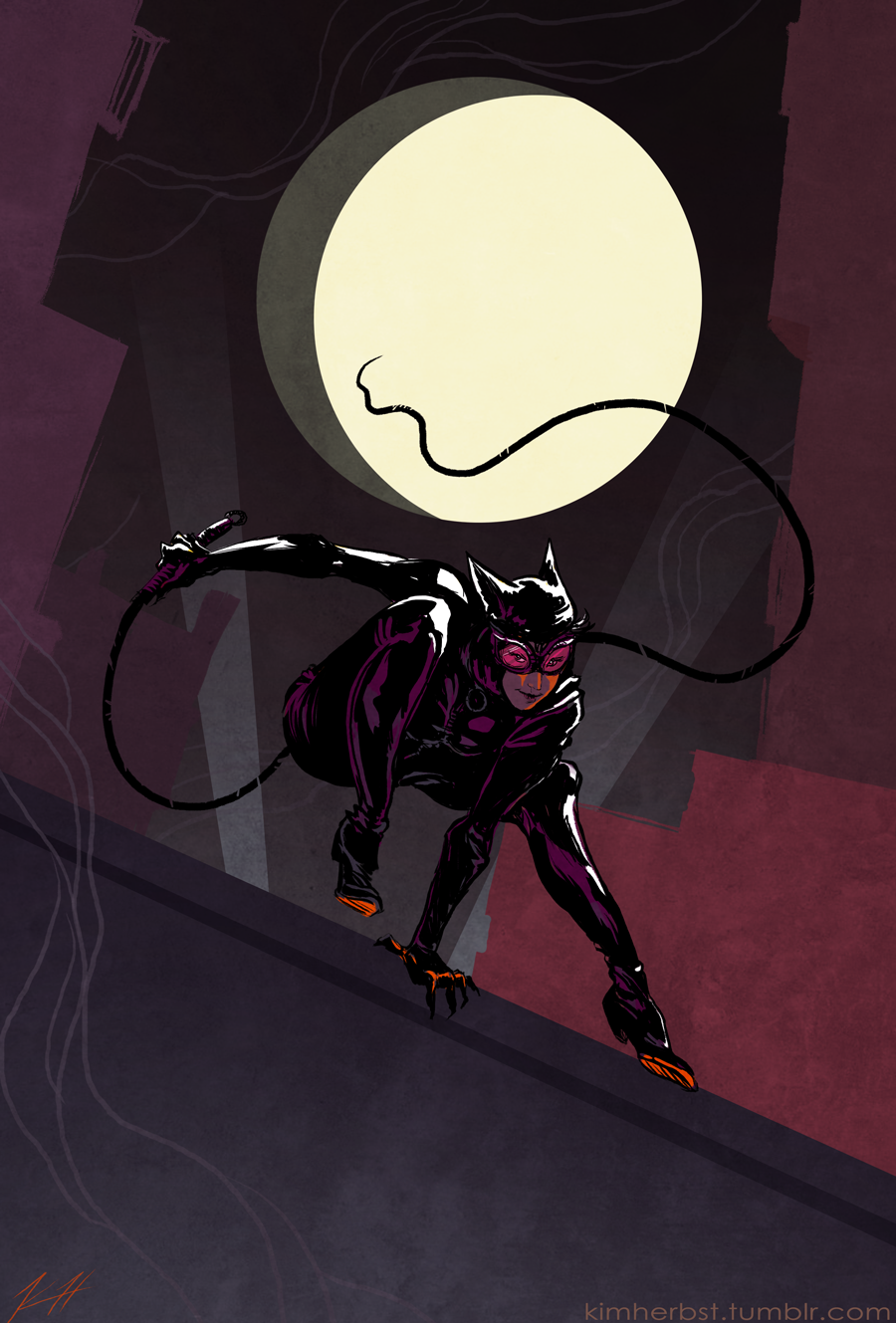 Kim Herbst - Illustration: Sketch Dailies: Cat Burglar