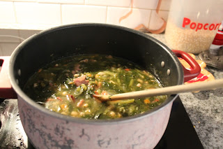 Dinner with the Grobmyers: Turnip Green Soup aka Swamp Soup
