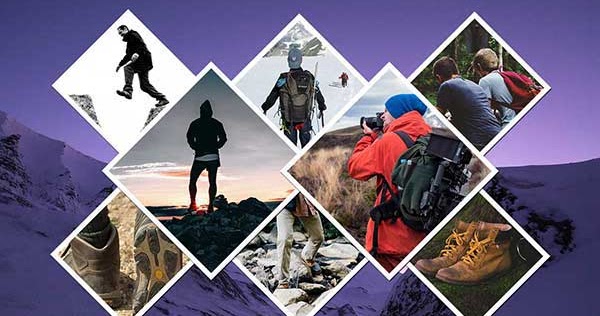 PhotoEffect: Multi Diamond Photo Collage Template in Photoshop