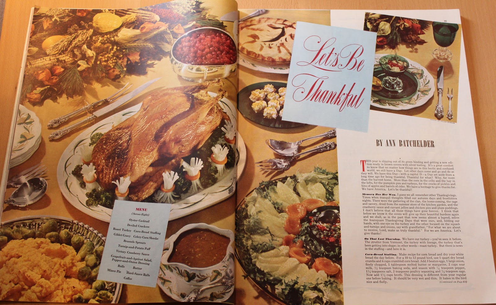 Jen But Never Jenn: American Thanksgiving: 1940s, 1950s & 1960s Editions
