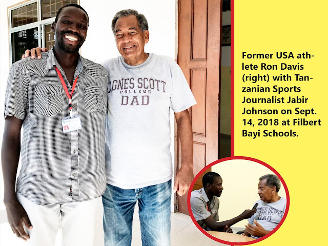 Great thanks to Ron Davis (former USA athlete)