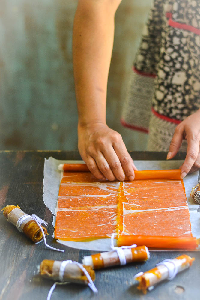 Mix and Stir: Mango Fruit Leather / Fruit Roll-Ups / Aam Shotto / Aam Papad
