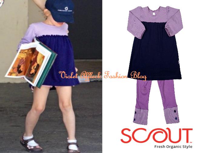 Violet Affleck Fashion Blog: Jen & Seraphina pick up Violet from school